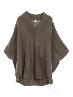 Hermès 2010's Knit Pattern Wool Cape