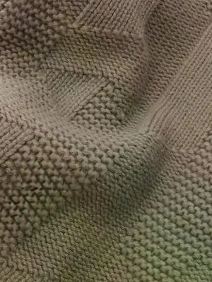 Hermès 2010's Knit Pattern Wool Cape