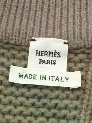 Hermès 2010's Knit Pattern Wool Cape