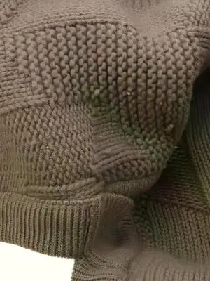 Hermès 2010's Knit Pattern Wool Cape