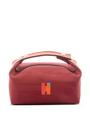 Hermès 20s Canvas Handle Handbag