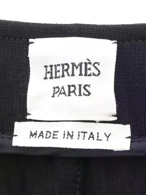 Hermès 2010s Collarless Zip-up Jacket