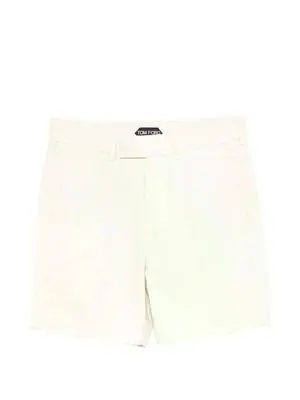 TOM FORD Brushed Tailored Shorts - Neutrals