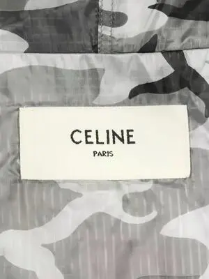 Celine Camouflage Logo-print Hoodie