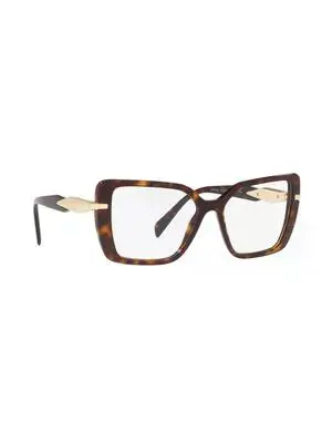 Prada Geometric Frame Glasses