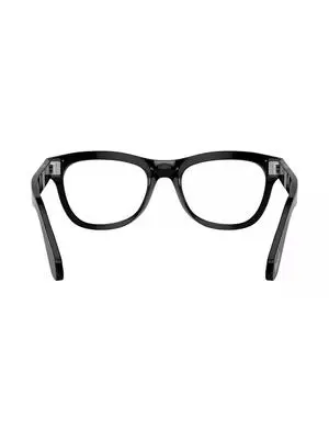 Persol Round-frame Eyeglasses - Black