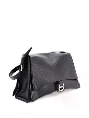 Balenciaga Crush Sling Leather Medium Shoulder Bag