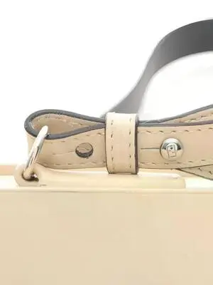 Fendi 2000s Box Leather Shoulder Bag