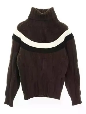 Hermès Torsad Yoke Turtleneck Sweater - Brown