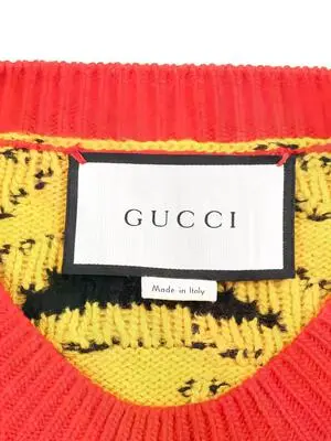 Gucci X Peanuts 2000s Snoopy Tiger-pattern Sweater