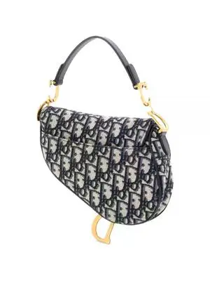 Dior Saddle Handbag Oblique Canvas Mini Shoulder Bag