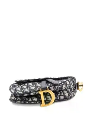 Dior Saddle Handbag Oblique Canvas Mini Shoulder Bag