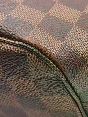 LOUIS VUITTON Neverfull Pm Checked Shoulder Bag - Brown