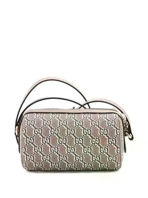 Gucci Cylindrical Gg Shadow Coated Canvas Mini Shoulder Bag