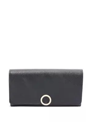 BVLGARI 2010s Large Leather Wallet - Black