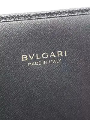 BVLGARI 2010s Large Leather Wallet
