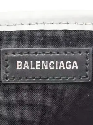 Balenciaga Small Cabas Leather Tote Bag - Grey