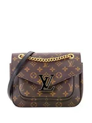 LOUIS VUITTON Passy Handbag Monogram Canvas Crossbody Bag - Brown