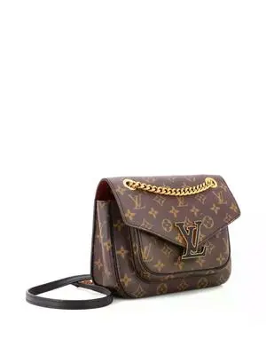 LOUIS VUITTON Passy Handbag Monogram Canvas Crossbody Bag - Brown