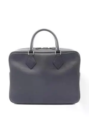Hermès 2024 Plume Briefcase Bag - Blue