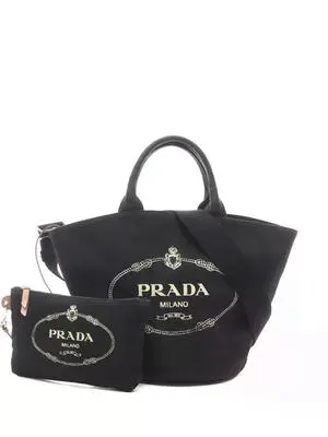 Prada 2000s Canvas 2way Handbag