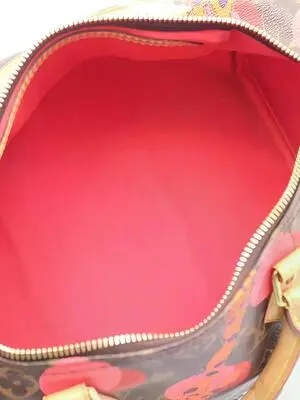 LOUIS VUITTON 2015 30 Speedy Grenade Ramages Handbag