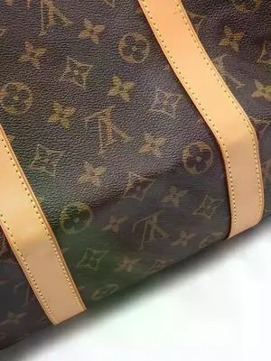 LOUIS VUITTON 2006 Keepall 55 Monogram Luggage Bag - Brown