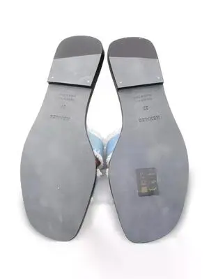 Hermès 2010s Oran Denim Sandals
