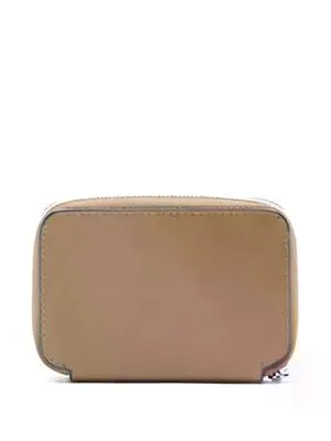 VALEXTRA Leather Wallet - Neutrals