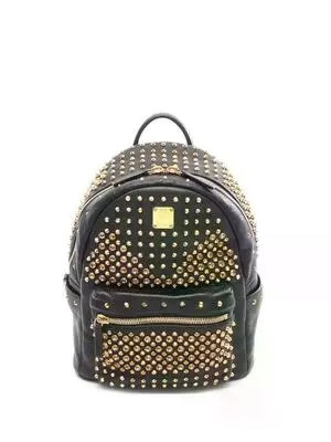 Mcm Studded Top-handle Backpack