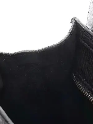 Celine 2000s Leather Tote Bag - Black