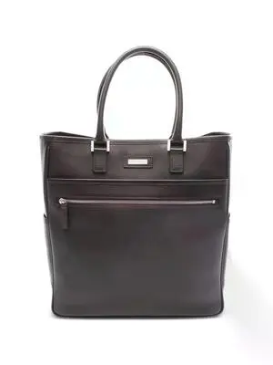 Burberry Silver Tone Bags For Men