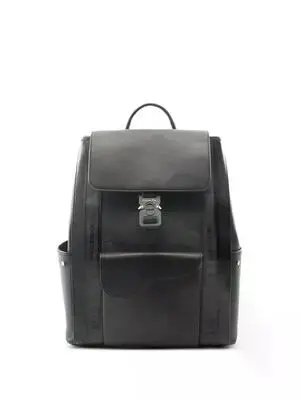 Dior 2010s Saddle Leather Backpack - Black