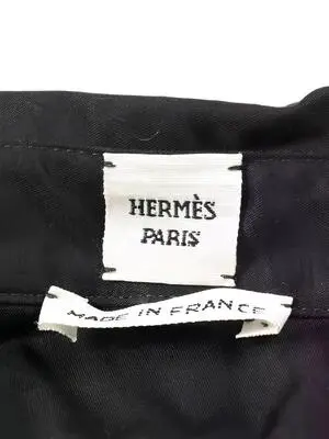 Hermès Polo-collar Maxi Dress
