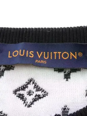 LOUIS VUITTON Gradient Knit Crew-neck Sweatshirt