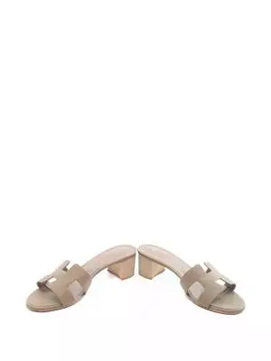 Hermès 2000s Oasis Leather Sandals