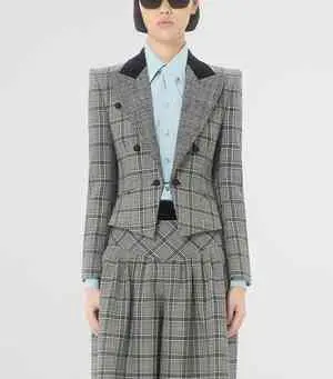 Valentino Garavani Virgin Wool Cropped Blazer