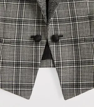 Valentino Garavani Virgin Wool Cropped Blazer