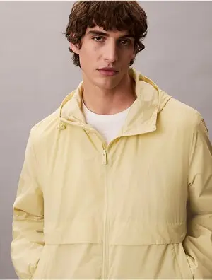 Calvin Klein Lightweight Windbreaker Jacket - Lime Spritz