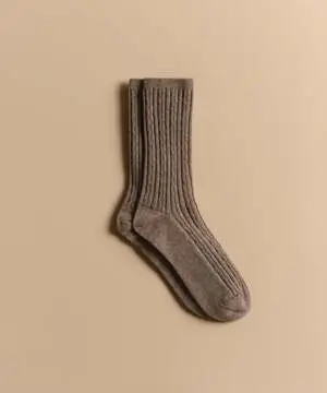 Jenni Kayne Cable Socks - Ash