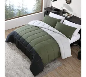 Eddie Bauer Skyline Stripe Grey Twin Comforter Set