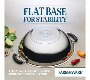 FARBERWARE Brilliance 14' Stainless Steel Wok