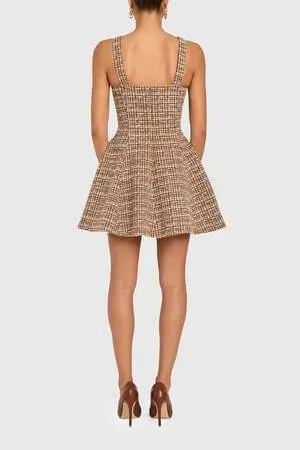 Amanda Uprichard Kyla Tweed Mini Dress