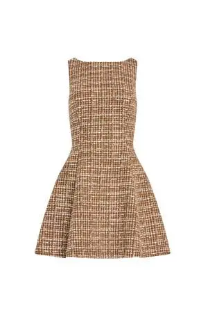Amanda Uprichard Kyla Tweed Mini Dress