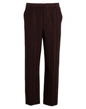 Missoni Jacquard-knit Jersey Tapered Pants - Brown