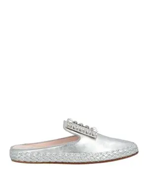 ROGER VIVIER Pebbled Leather Mules