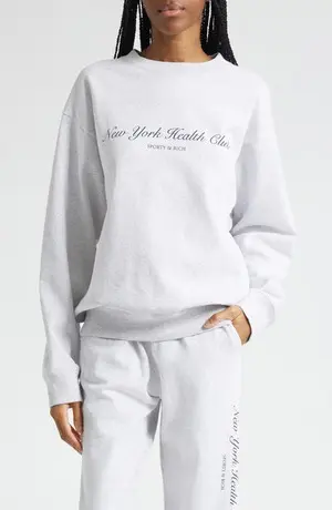 Sporty & Rich Long Sleeve Sweatshirts Hoodies For Women