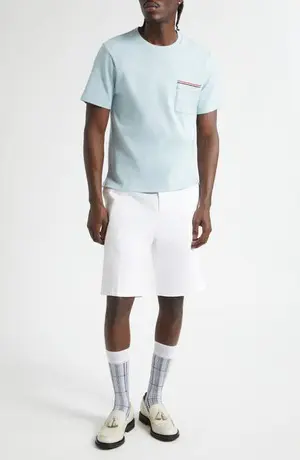 Thom Browne Typewriter Cloth Utility Chino Shorts