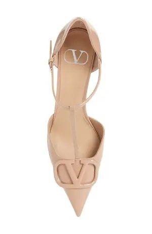 Valentino Garavani Vlogo T-strap D'orsay Pumps - Dusty Rose