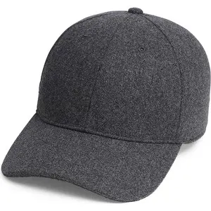 Rag & Bone Miles Wool Blend Baseball Cap - Grey Wool